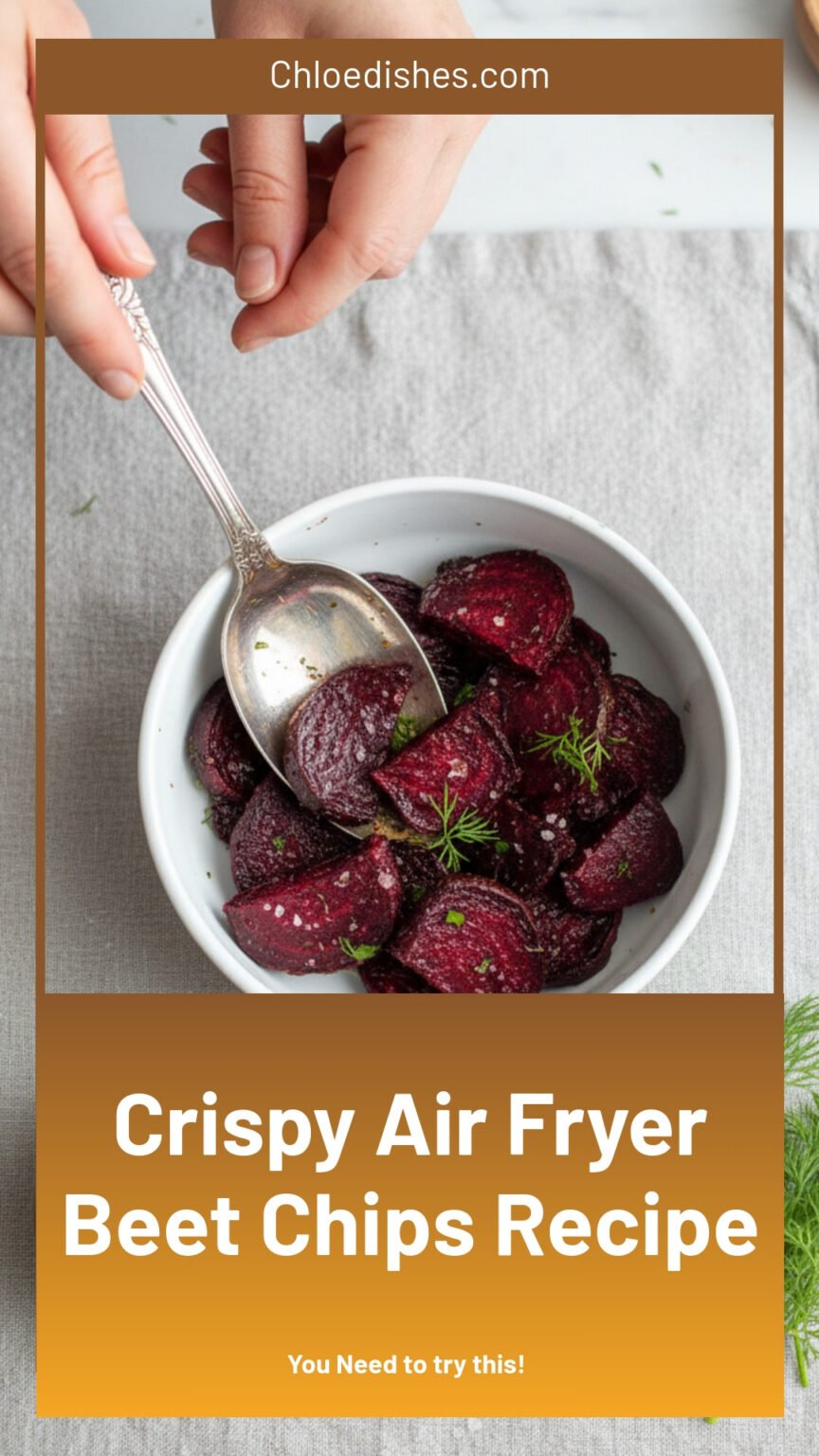 Crispy Air Fryer Beet Chips Recipe – Chloe Dishes
